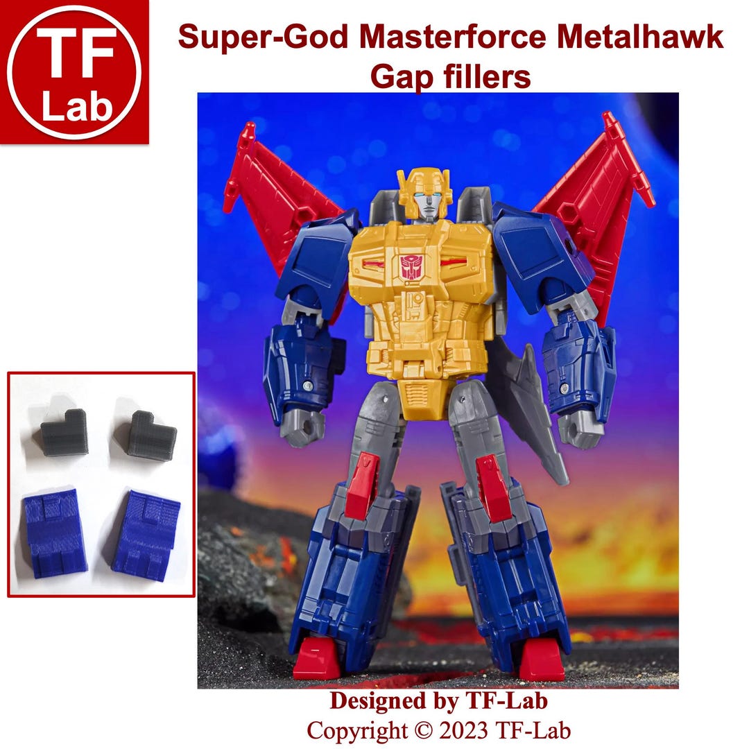 Gap Fillers Upgrade Kit for Transformers Super-god Masterforce ...