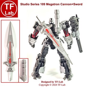 Studio Series SS 109 Megatron Cannon + Sword Upgrade Kit Transformers ...