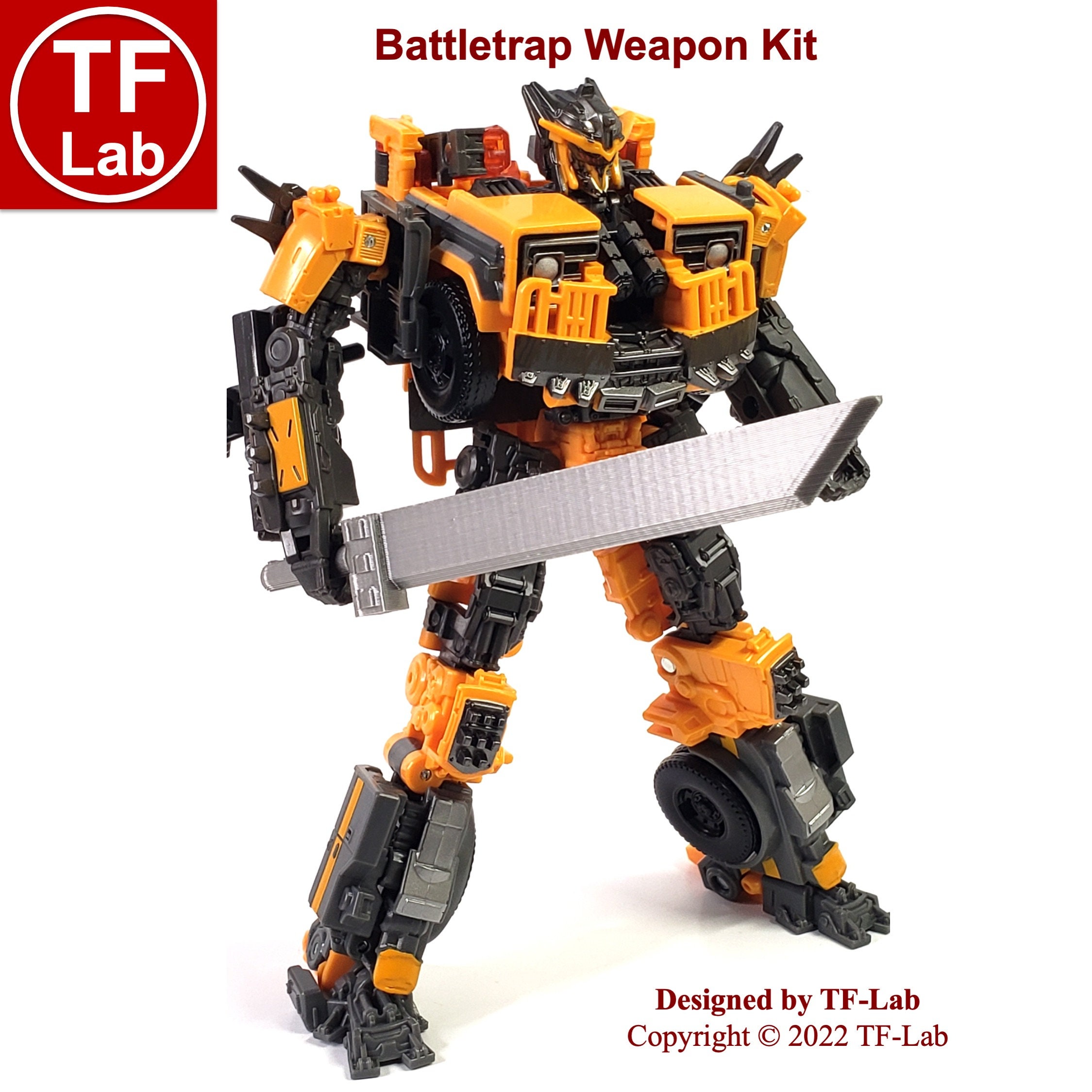 Gun+sword Upgrade Kit for Transformers Battletrap Studio Series Voyager ...