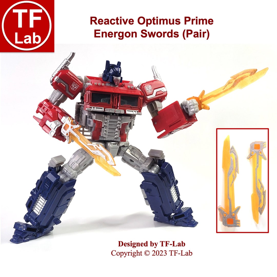 A Pair of Energon Swords Upgrade Kit for Reactivate Optimus Prime ...