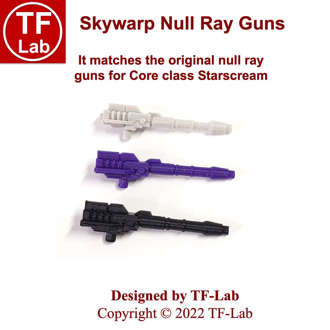 Null Ray Gun Weapon Purple Upgrade Kit:legacy Core Class - Etsy
