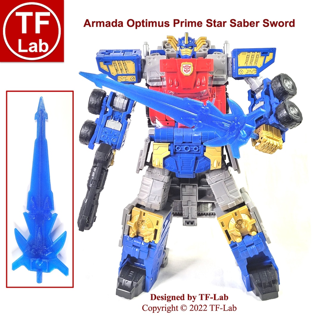 Star Saber Sword Upgrade Kit for Transformers Legacy Armada Optimus ...