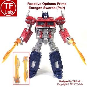 A Pair of Energon Swords Upgrade Kit for Reactivate Optimus Prime ...
