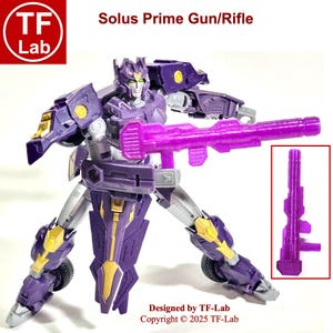 Rifle Gun Upgrade Kit for Transformers Solus Prime Age of the Primes ...