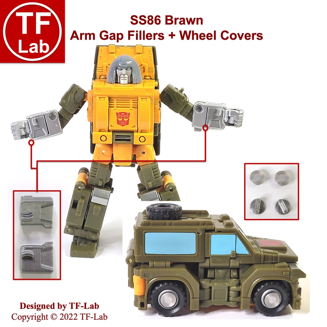 Wheel Arm Gap Covers Set Upgrade Kit for Transformers Studio Series SS 86 Brawn Tf-lab - Etsy