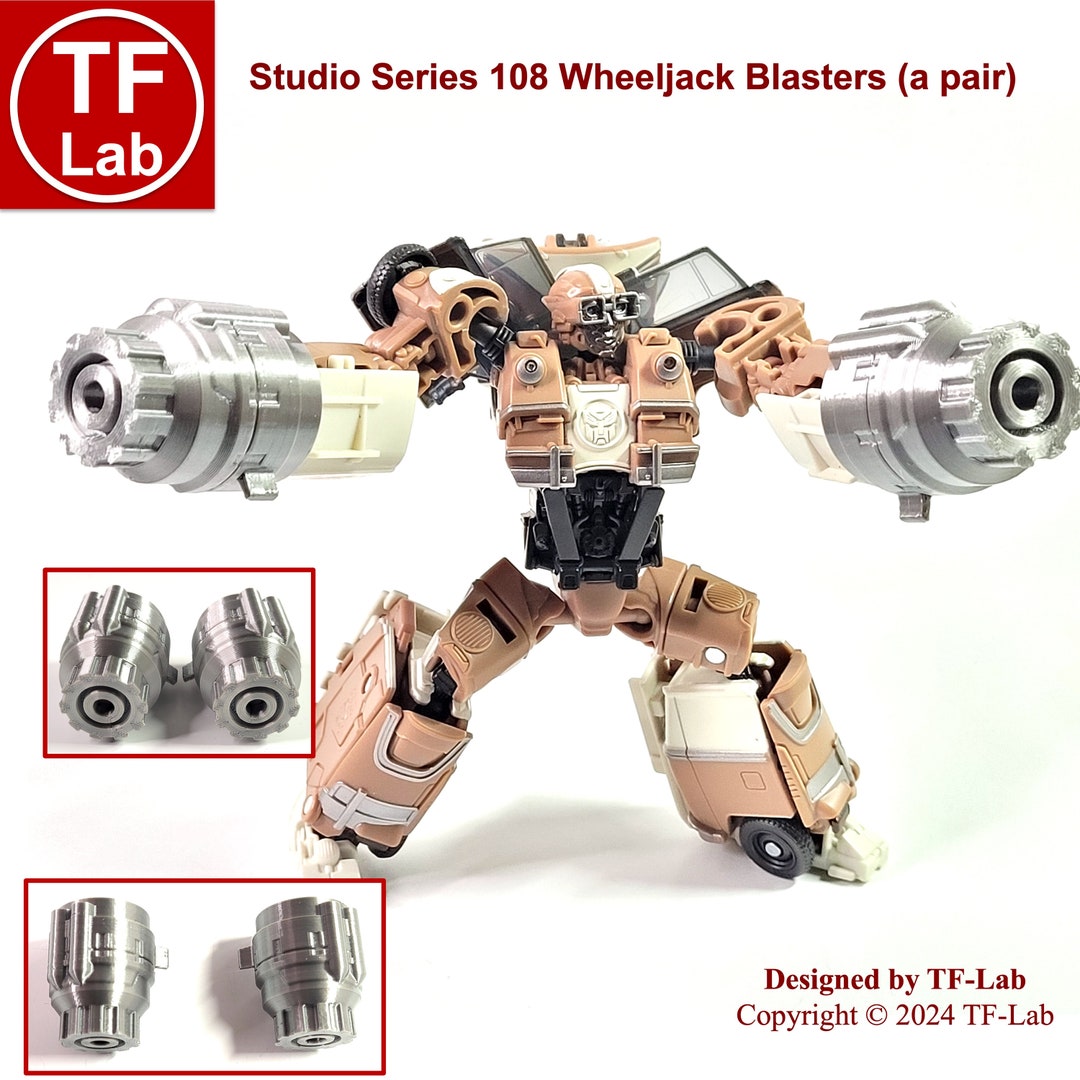 Studio Series SS 108 Wheeljack Blaster/gun (a Pair) Upgrade Kit ...