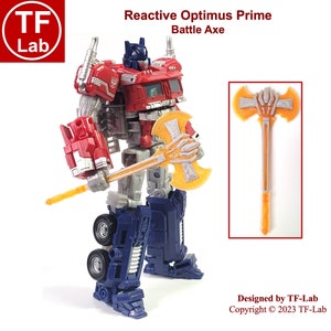Battle Energon Axe for Transformer Optimus Prime Studio Series Age of ...