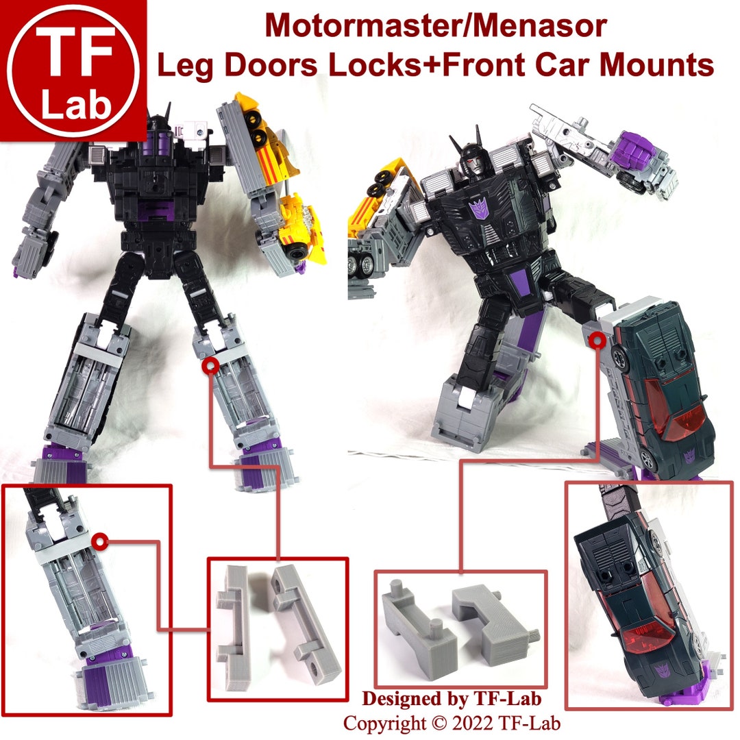 Front Car Mount+leg Door Lockers Legacy Motormaster Menasor Wild Rider ...