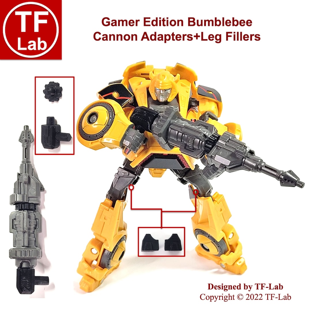 Cannon Adapter Filler Upgrade Kit: Transformers Studio Series 01 Gamer ...