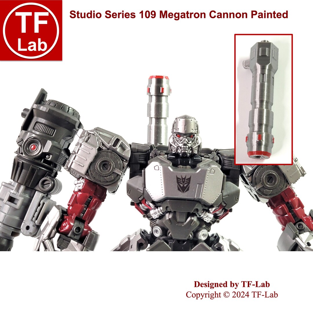 Studio Series SS 109 Megatron Painted Cannon Upgrade Kit Transformers ...