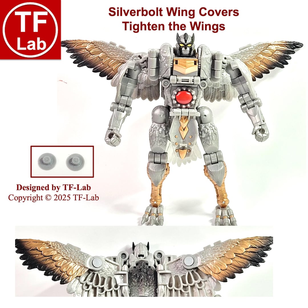Screw Cover Upgrade Kit: Transformers Legacy United Silverbolt Beast ...