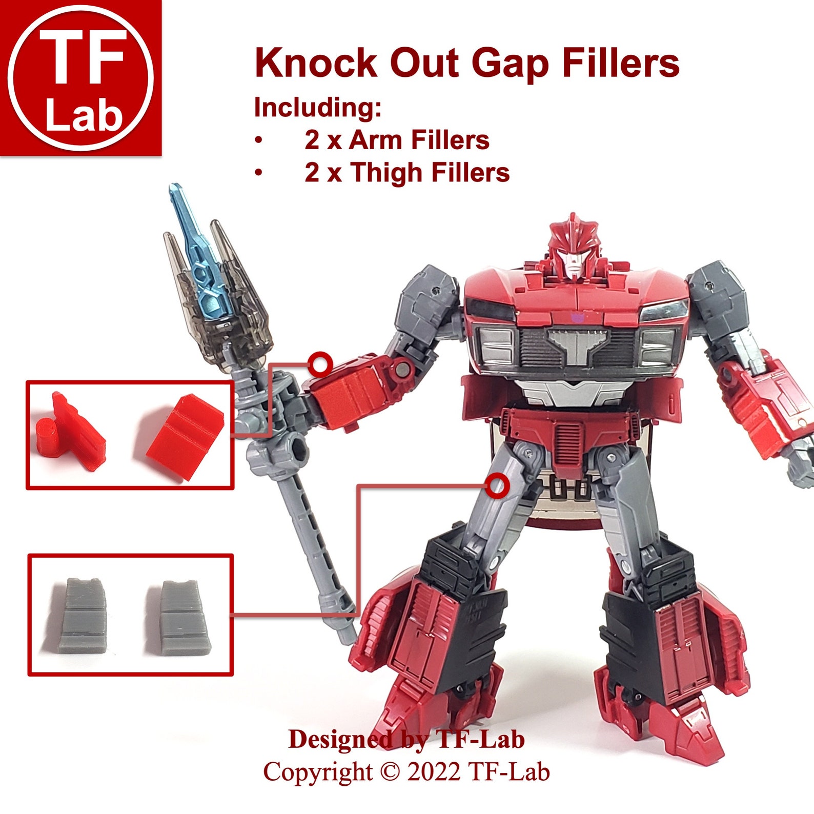 Forearm Leg Gap Fillers Upgrade Kit:transformers Legacy Prime - Etsy