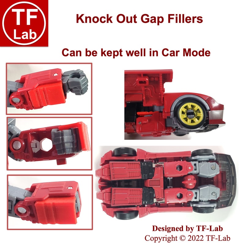 Forearm Leg Gap Fillers Upgrade Kit:transformers Legacy Prime - Etsy
