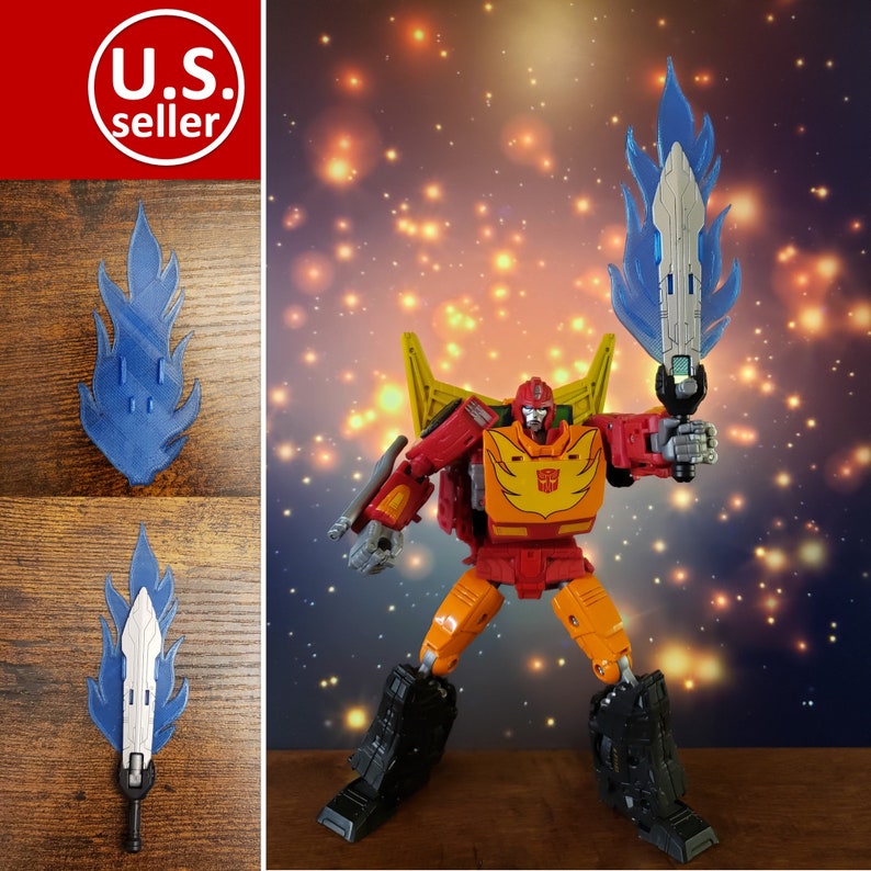 Kingdom Rodimus Prime Upgrade Kit Fire Flame Effect - Etsy