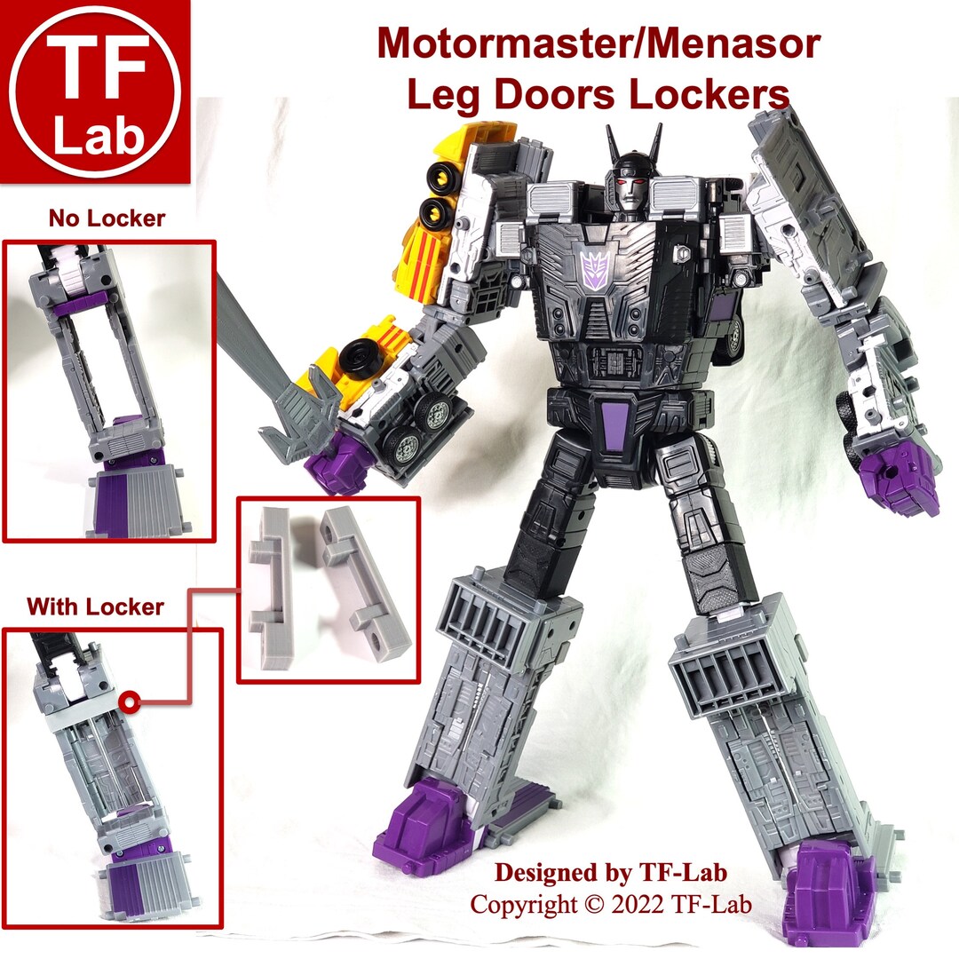 Leg Door Lockers for Transformers Generations Legacy Motormaster ...