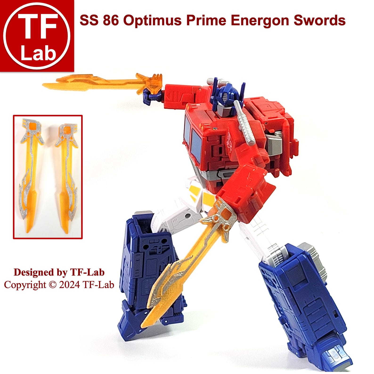 Energon Swords (pair) Upgrade Kit Studio Series SS 86 Optimus Prime - Etsy