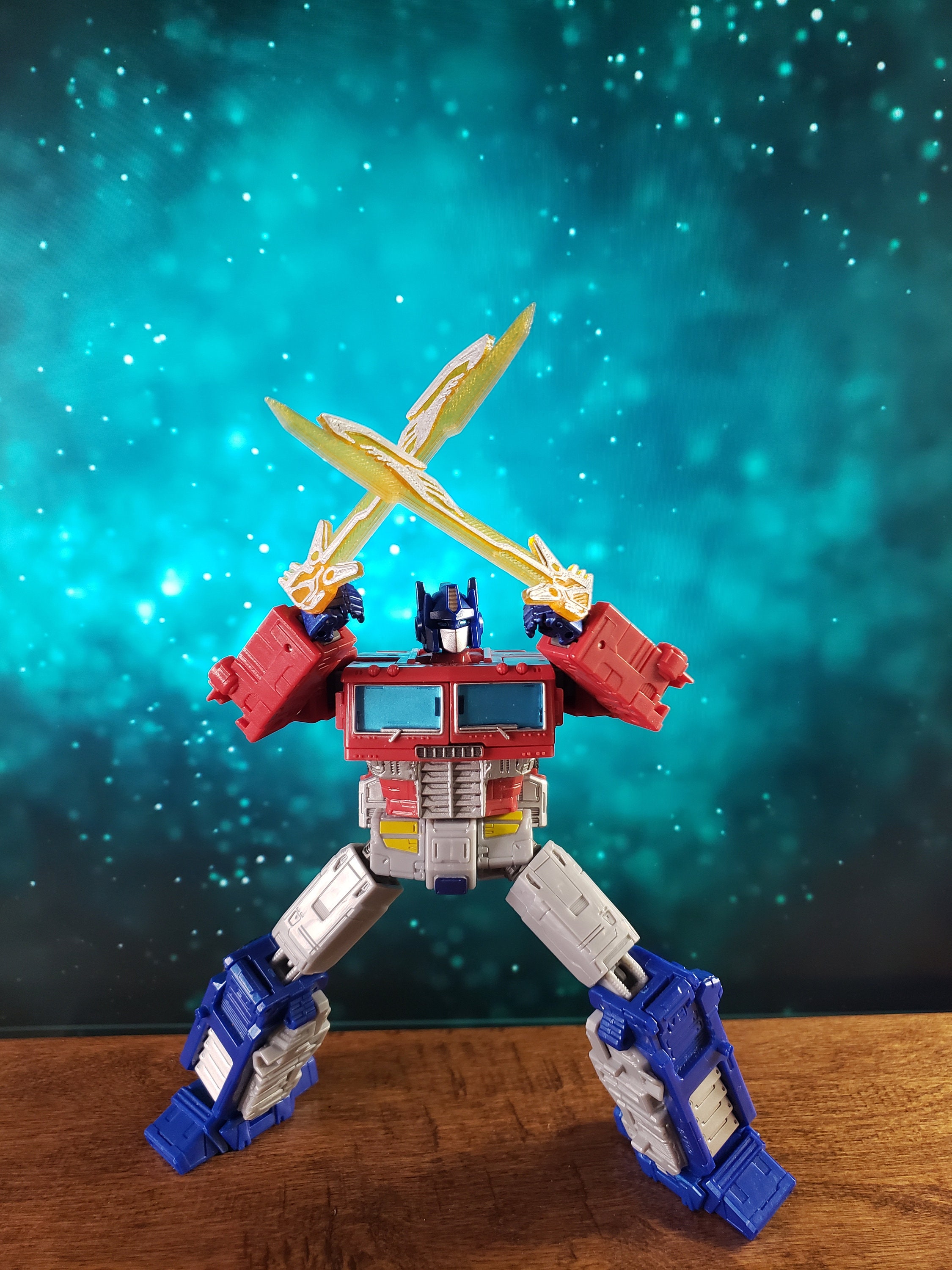 Dual Energon Sword for Optimus Prime Upgrade Kit Transformers Kingdom ...