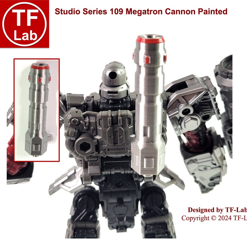 Studio Series SS 109 Megatron Painted Cannon Upgrade Kit Transformers ...