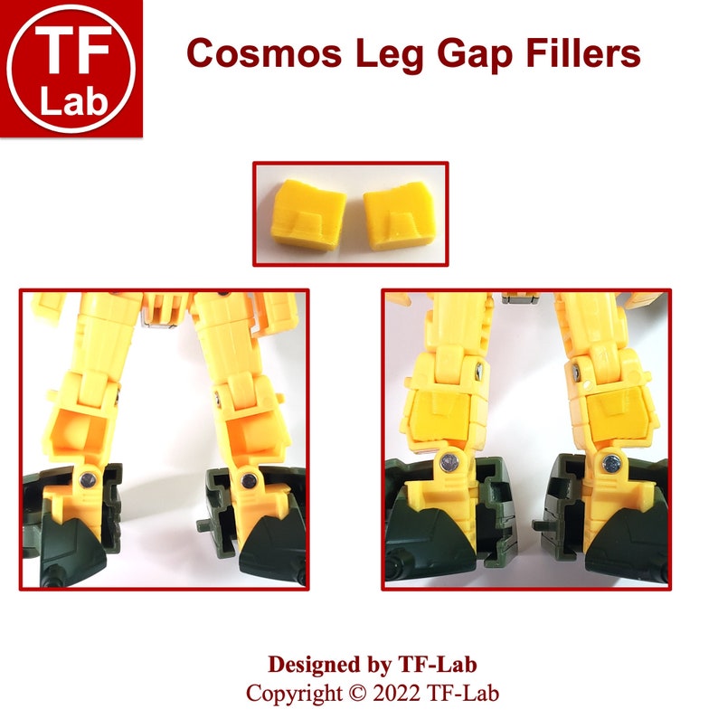 Arm+leg Gap Filler Upgrade Kit for Transformers Legacy Cosmos ...