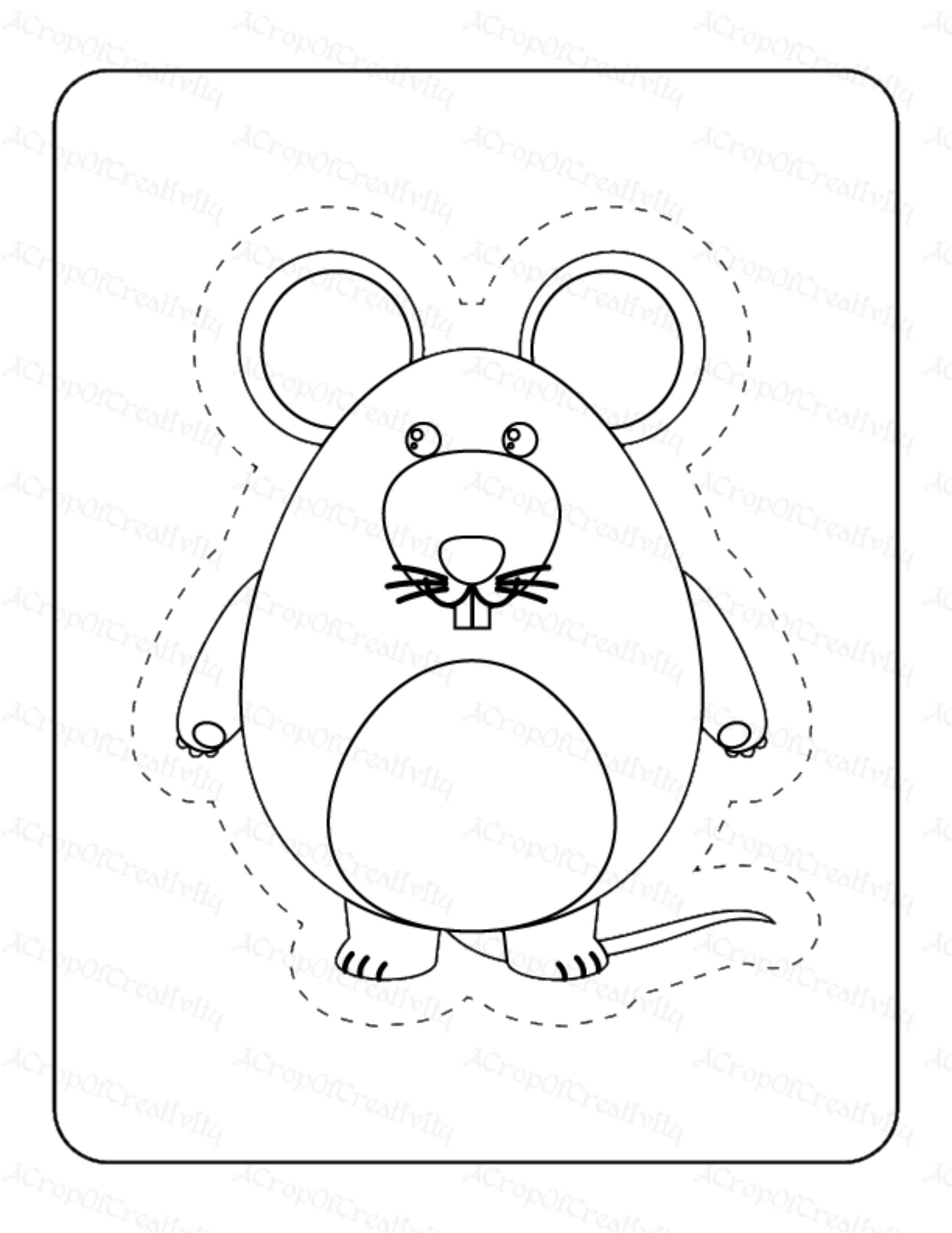 Kids Animal Coloring Pages & Scissor Skill Practice for School! 50 ...