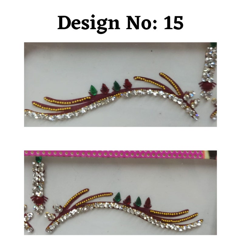 Long Bindis Indian Bridal Bindi Decorative Bindis Temporary - Etsy