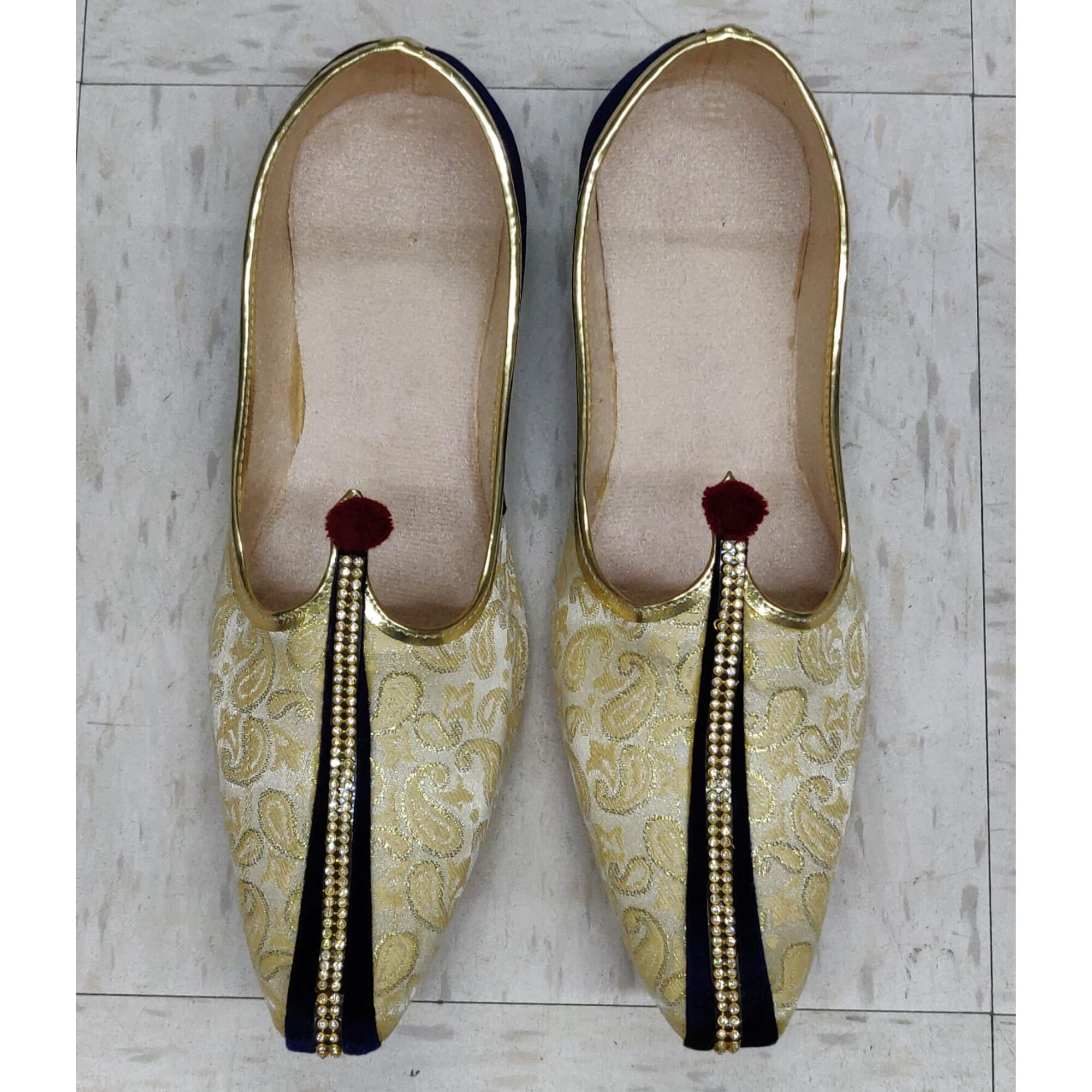 Indian Traditional Shoes for Men Wedding Mojari Sherwani Shoes - Etsy