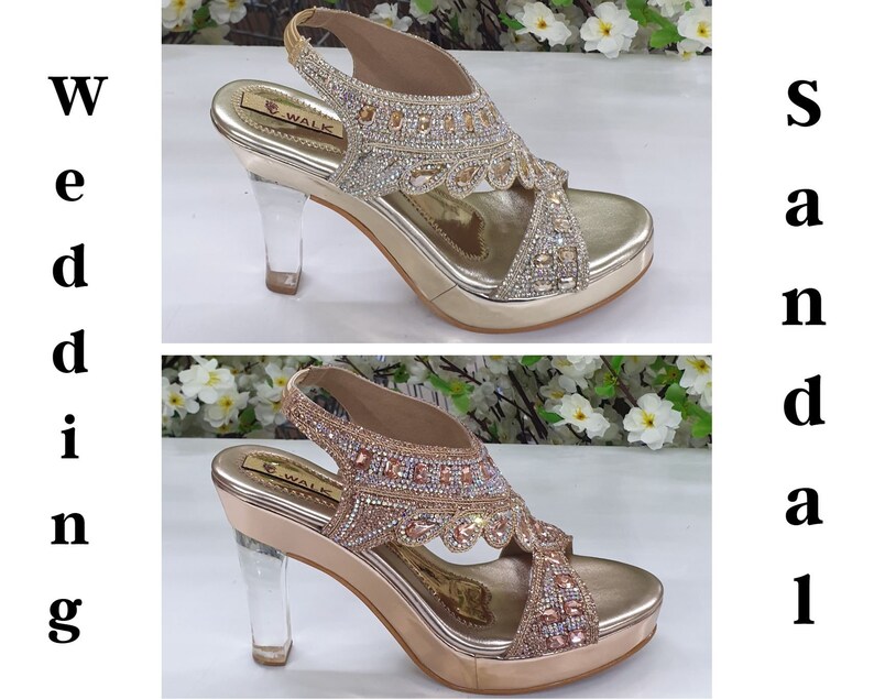 Transparent High Heels Sandal for Bride Women's Sandal for - Etsy