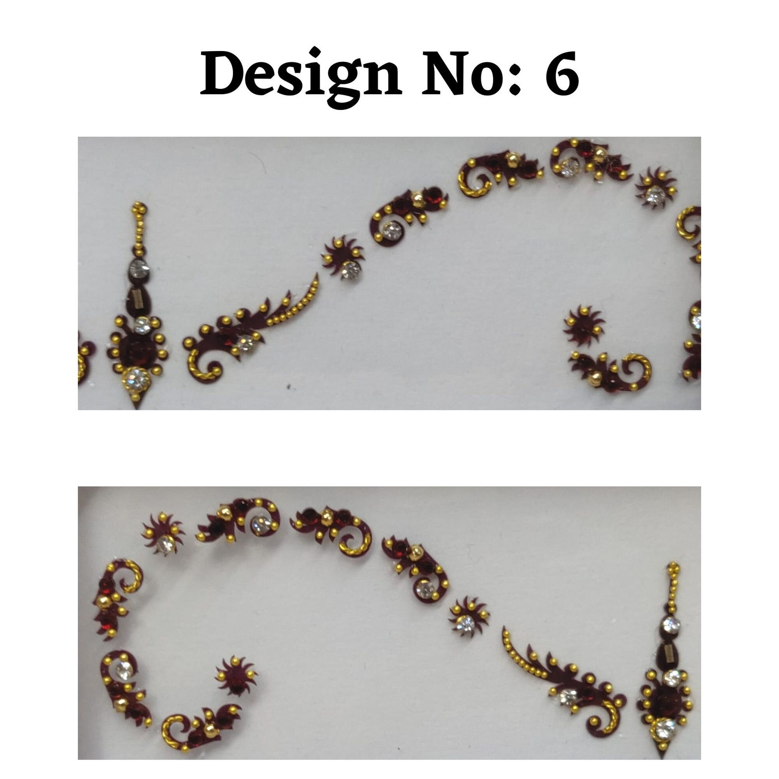 Indian Bridal Colorful Bindi Antique Long Bindis Bollywood - Etsy