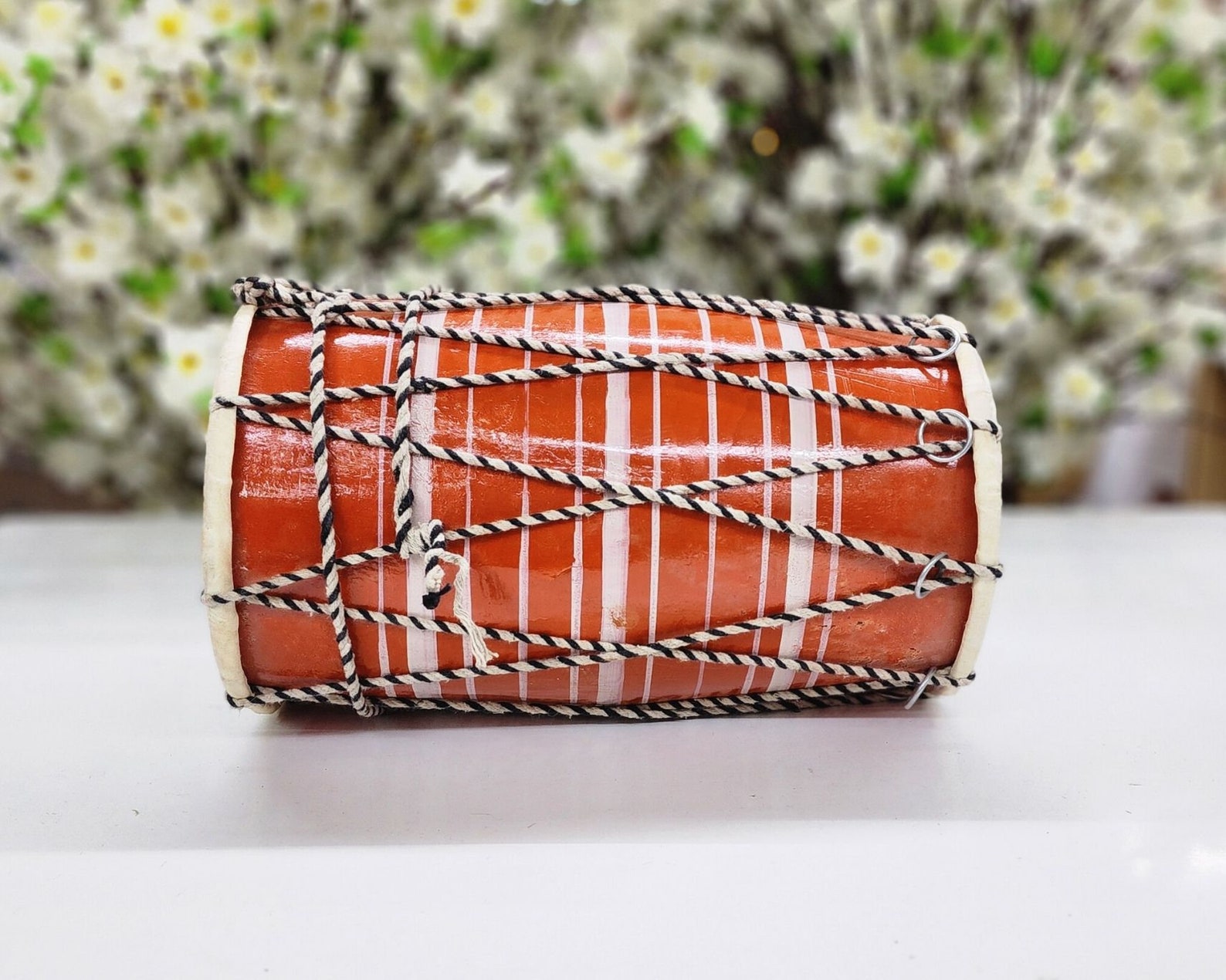 Indian Wooden Multi-color Mini Dholak Rope Tuned Dhol Handmade - Etsy