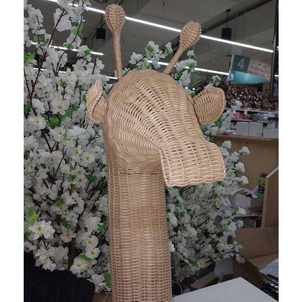 Rattan Animal Head - Etsy