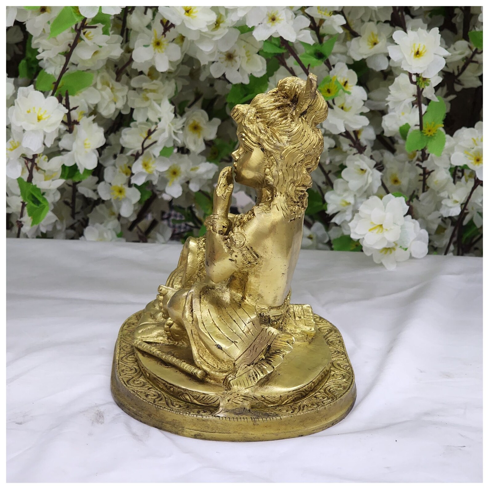 Baby Krishna Statue in Brass Krishna Idol Laddu Gopal - Etsy
