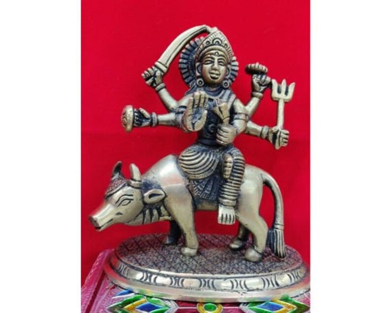 Umiya Mata Statue Ma Umiya Idol in Brass Hindu Goddess - Etsy