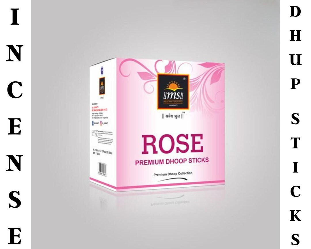 Premium Dry Rose Dhoop Sticks Handmade Incense Sticks Natural Fresh ...