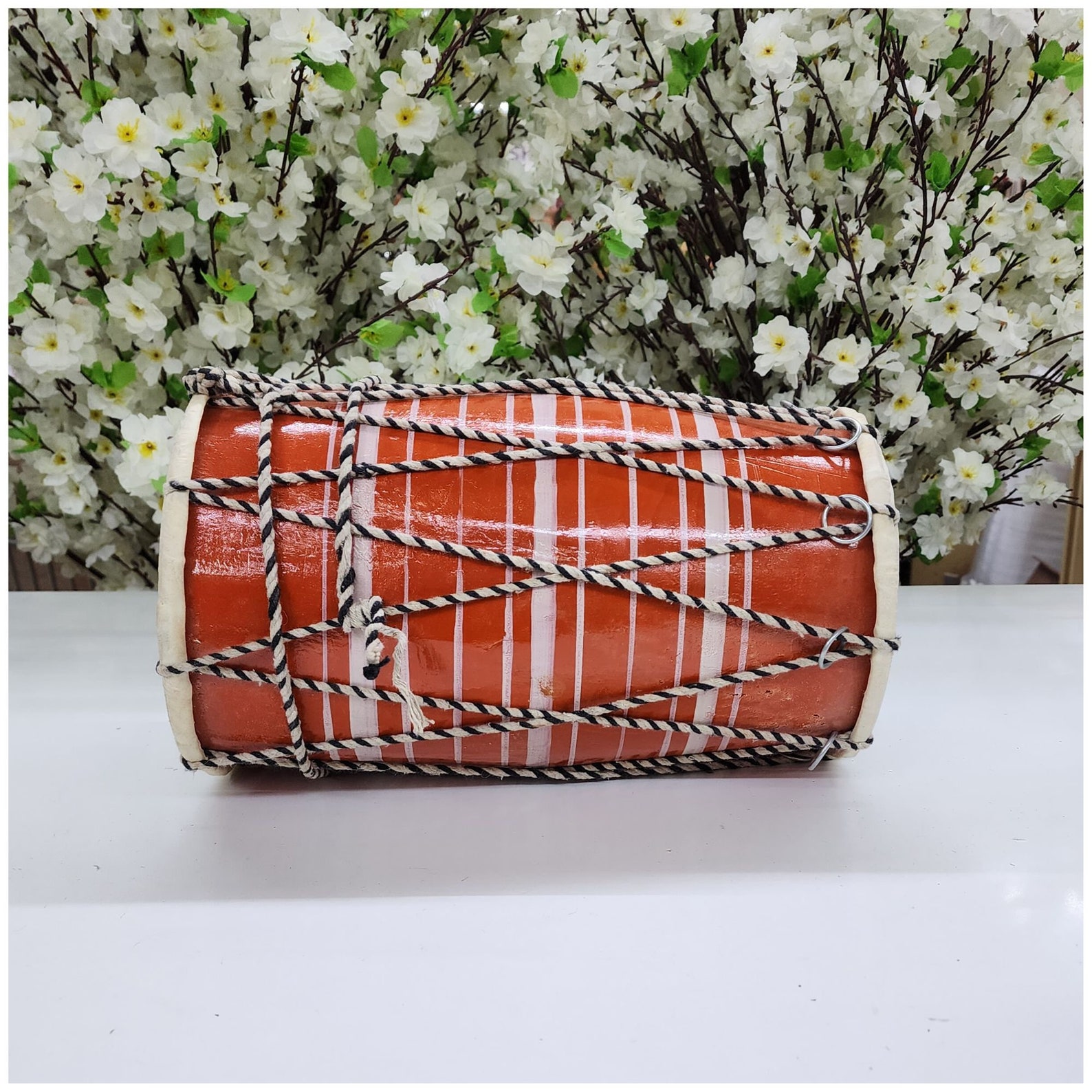 Indian Wooden Multi-color Mini Dholak Rope Tuned Dhol Handmade - Etsy