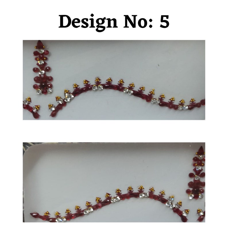 Indian Bridal Colorful Bindi Antique Long Bindis Bollywood - Etsy