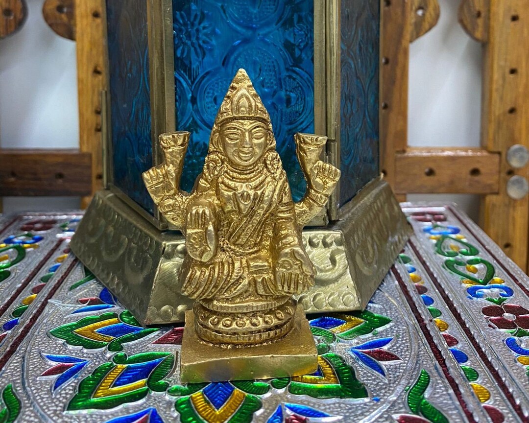Goddess Laxmi Statue Resin Maa Lakshmi Statue Hindu Goddess of - Etsy