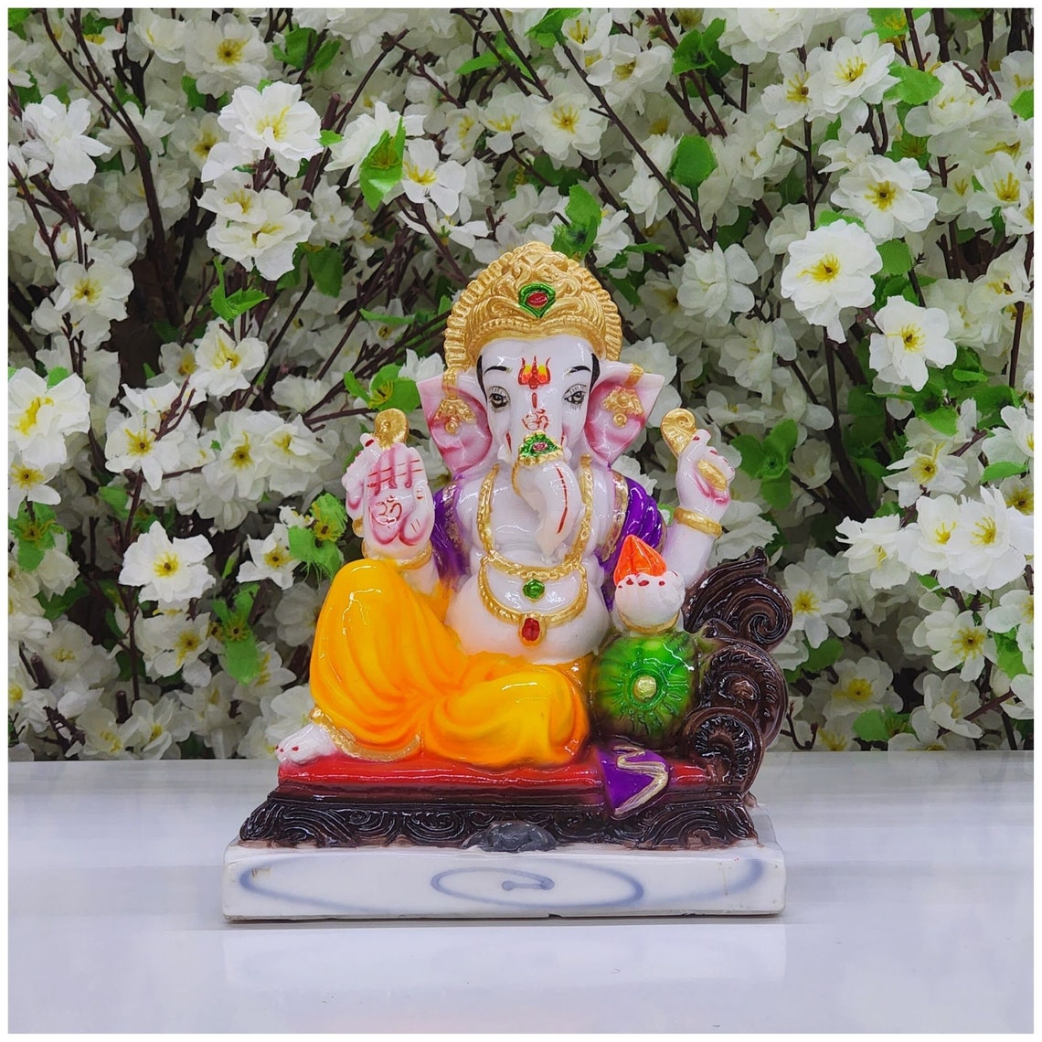 Ganesha Statue Lord Ganesha Sculpture Majestic Lord Ganesha | Etsy