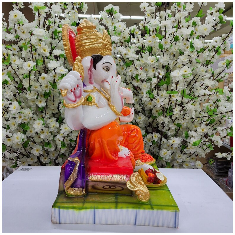 Lord Ganesha Statue Hindu God Figure Ganesha Idols Murti - Etsy