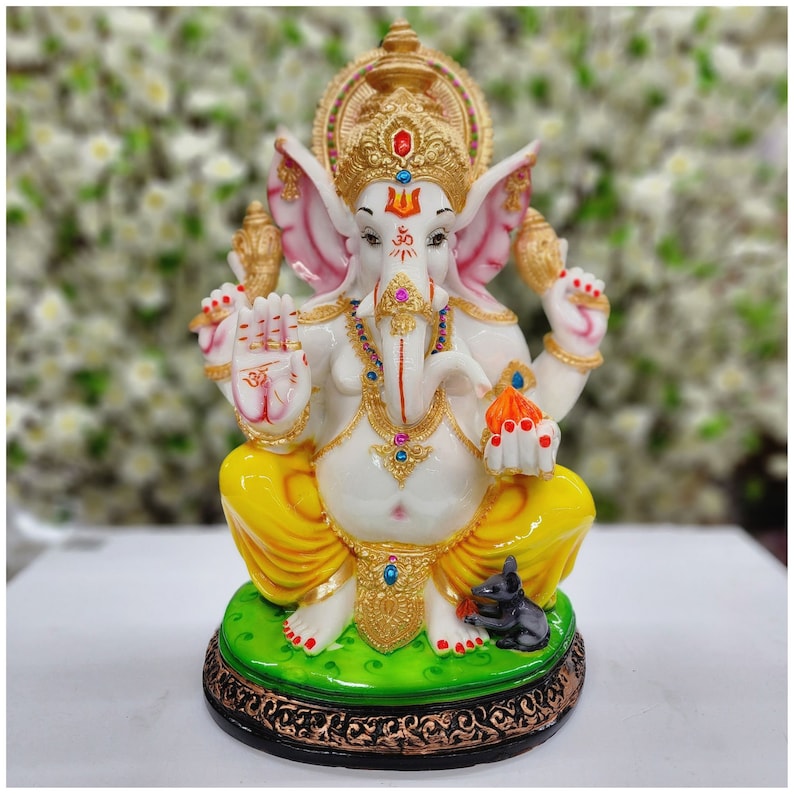 Lord Ganesha Beautiful Statue Hindu God Statue Ganesha Idol - Etsy