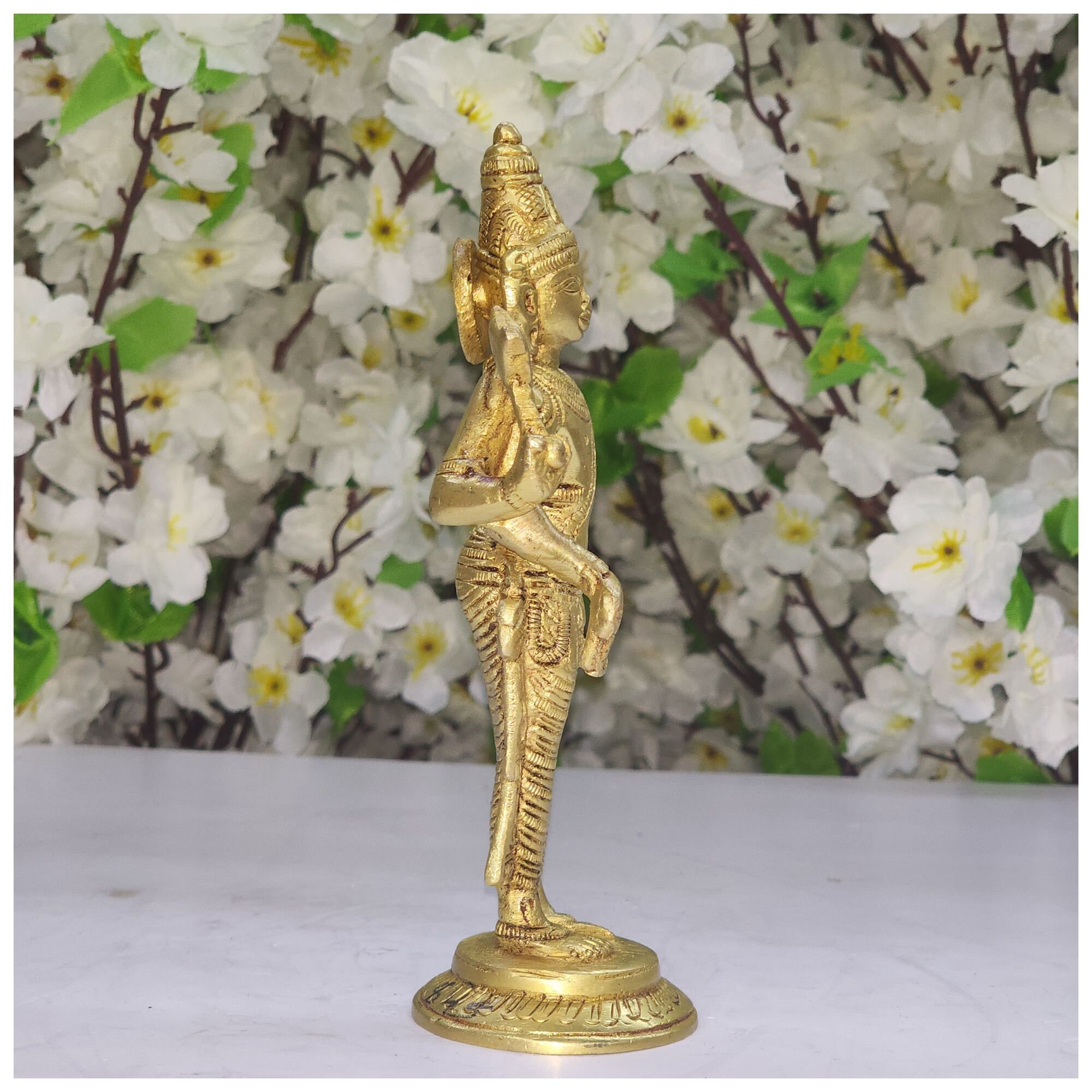 Lord Vishnu Statue in Brass Indian God Statue Vishnu Idol - Etsy