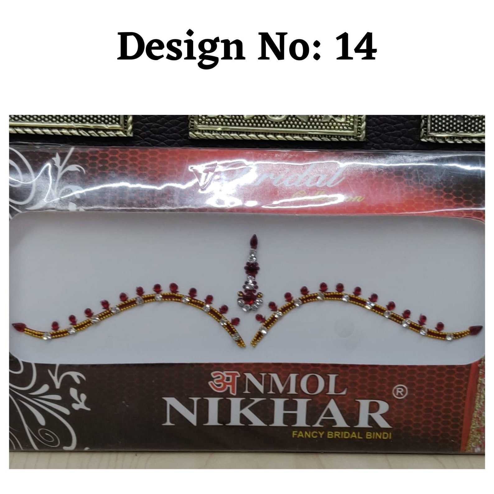Long Bindis Indian Bridal Bindi Decorative Bindis Temporary - Etsy