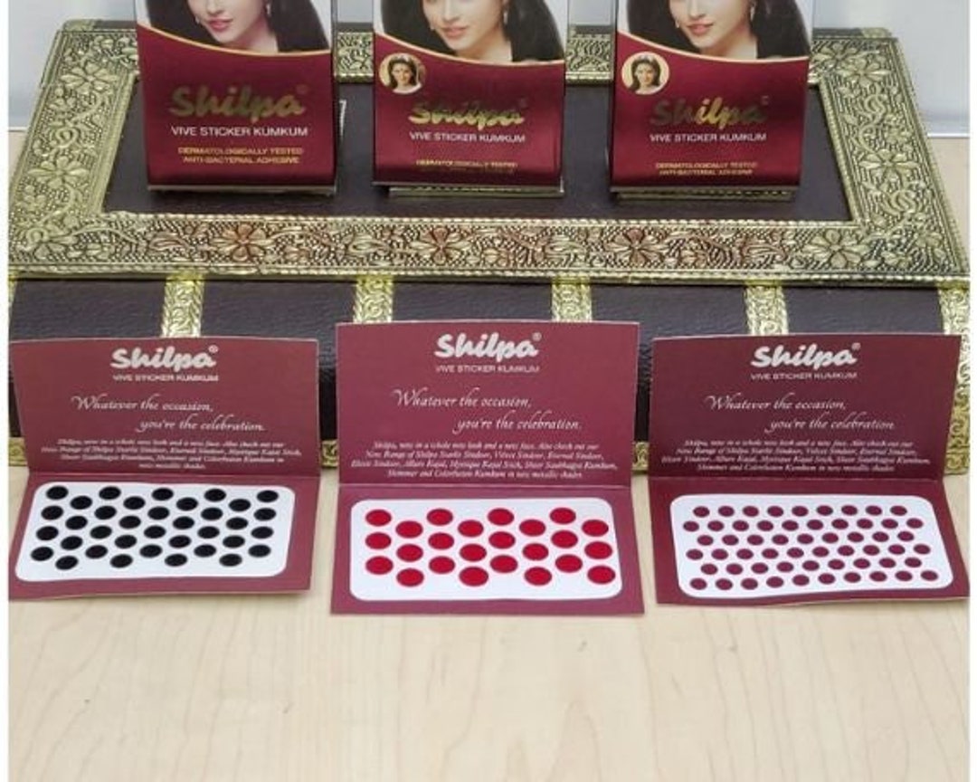 Round Bindi Sticker Round Plain Bindis Face Bindis Sticker Bindi Casual ...