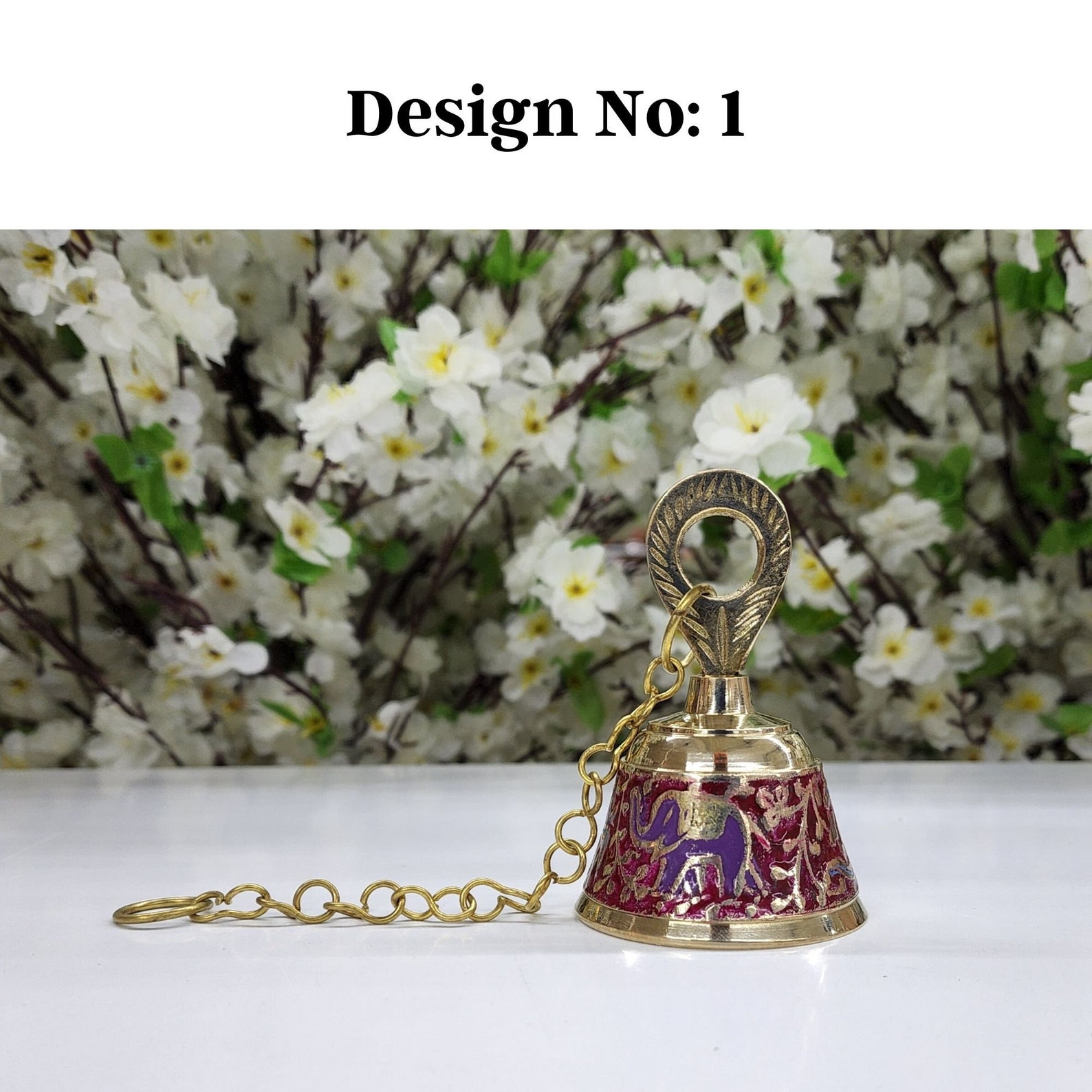 Brass Hanging Bell Small Bell for Temple Mandir Altar - Etsy