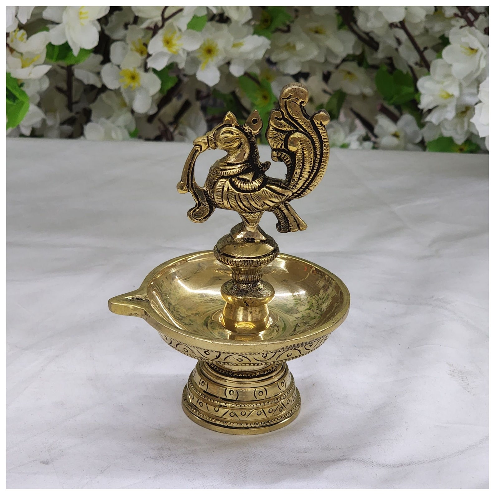 Brass Annam Bird Diya Brass Annam Oil Lamp for Aarti Pooja - Etsy