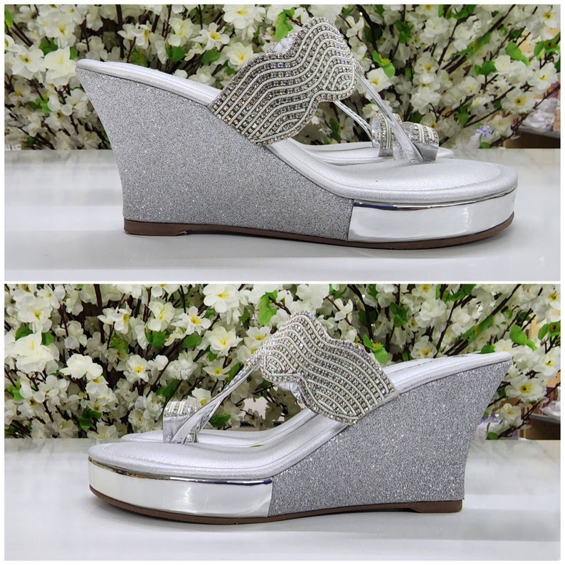 Wedding Sandals for Bride Bridal Wedding Wedge Handmade - Etsy