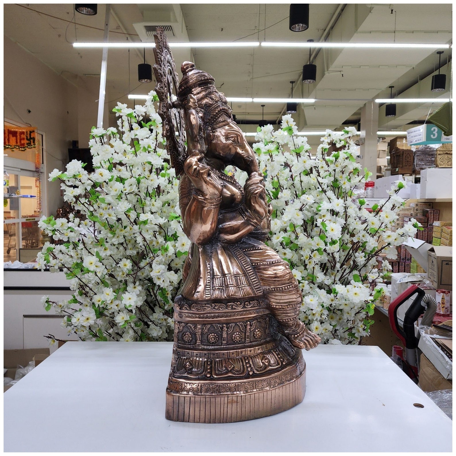 Big Ganesha Statue Bronze Large Ganesha Idol Vinayaka Figurine - Etsy