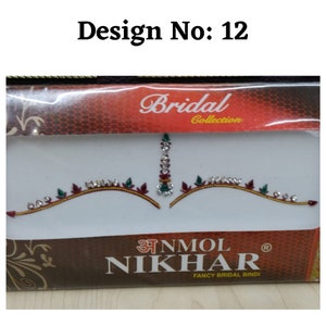 Decorative Bridal Bindi Women Sticker Bindi Designer Bindis - Etsy
