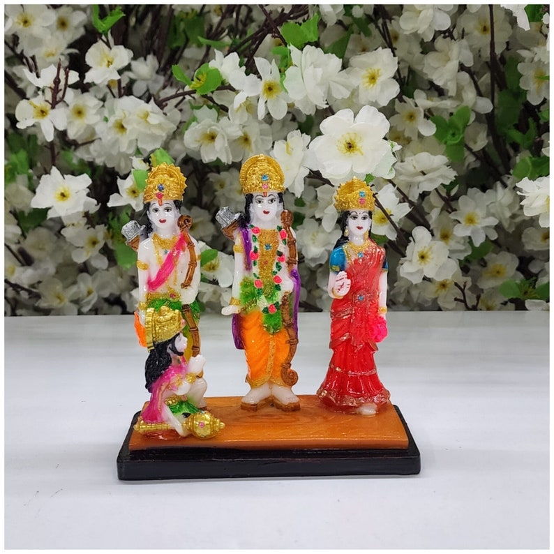Ramdarbar Statue Ram Darbar Idols Ram Family Statue Lord Rama | Etsy