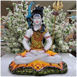 Lord Shiva Statue Large Shiva Idol Marble Dust Shiva Figurine Hindu God ...