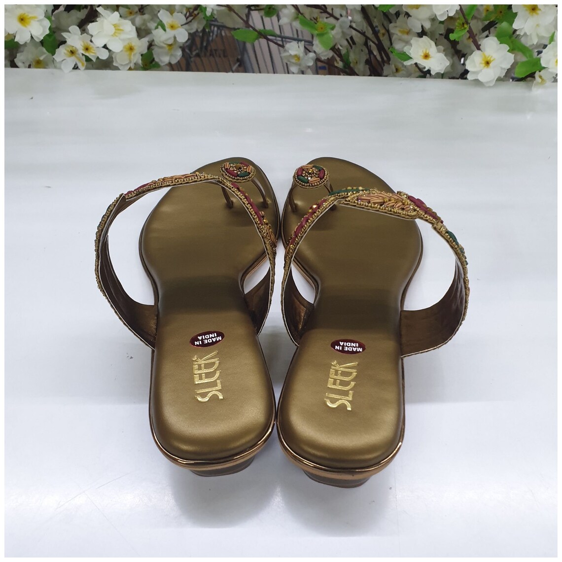 Low Heel Sandal for Women's Indian Handmade Bridal Sandal - Etsy